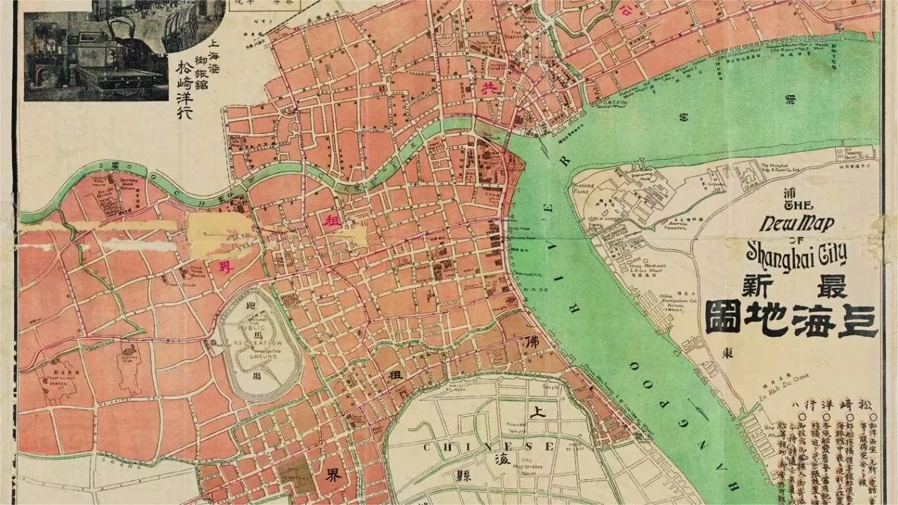 French Concession Shanghai Map French Concession Detailed Map